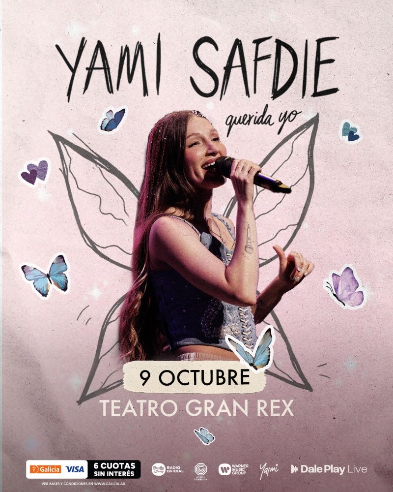 Yami Sadfie se presentará en el Gran Rex el 9 de octubre | La Butaca Web
